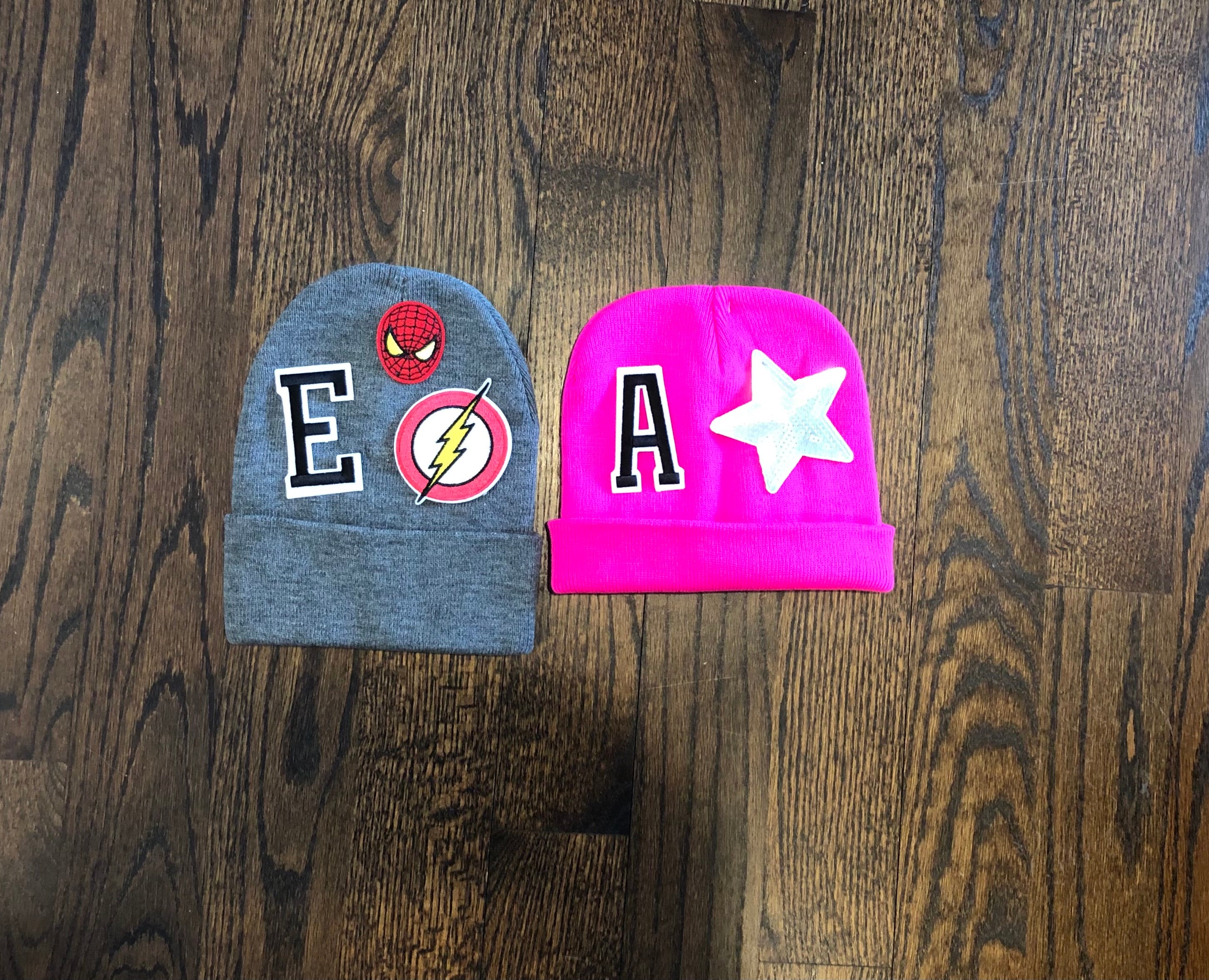 Custom Kids Winter Hat with Patches Personalized Kids Hat | Etsy