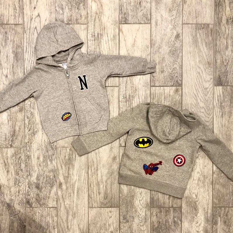 Custom Patches Hoodie - Etsy
