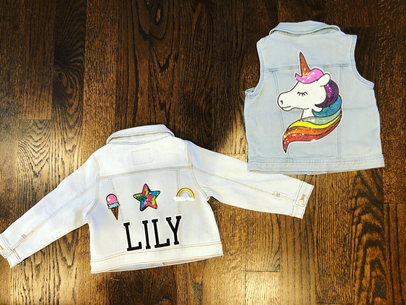 Personalized Girls Denim Jacket Custom Kids Jean Jacket - Etsy