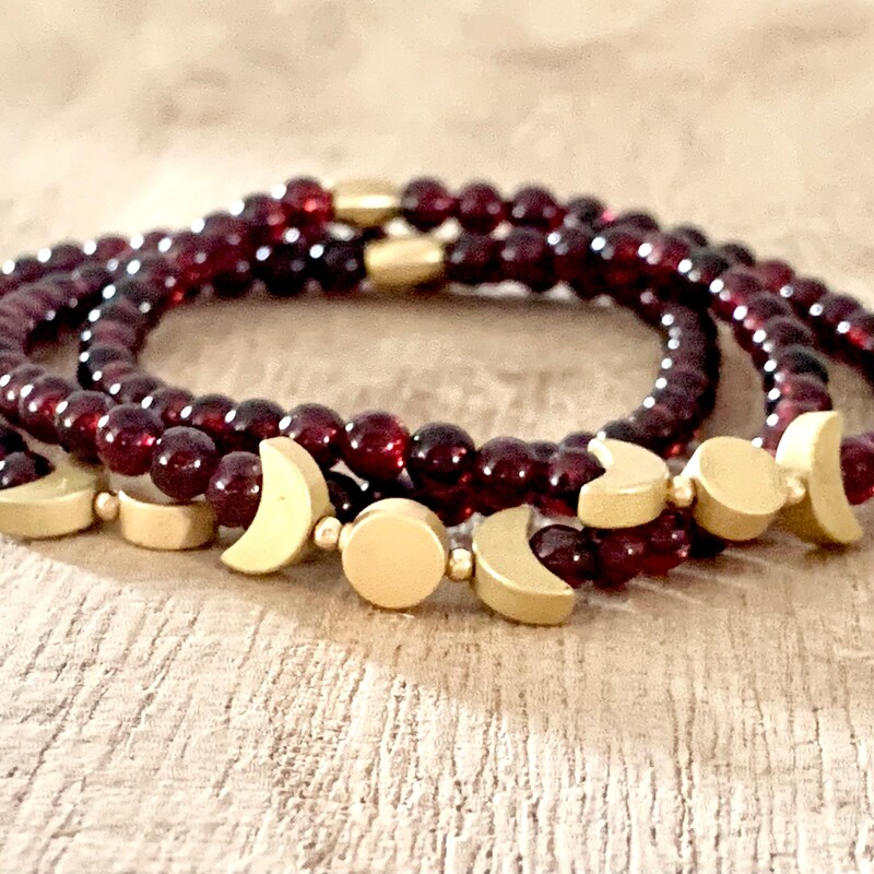 Red Moon Jewelry Boho Bracelet - Etsy