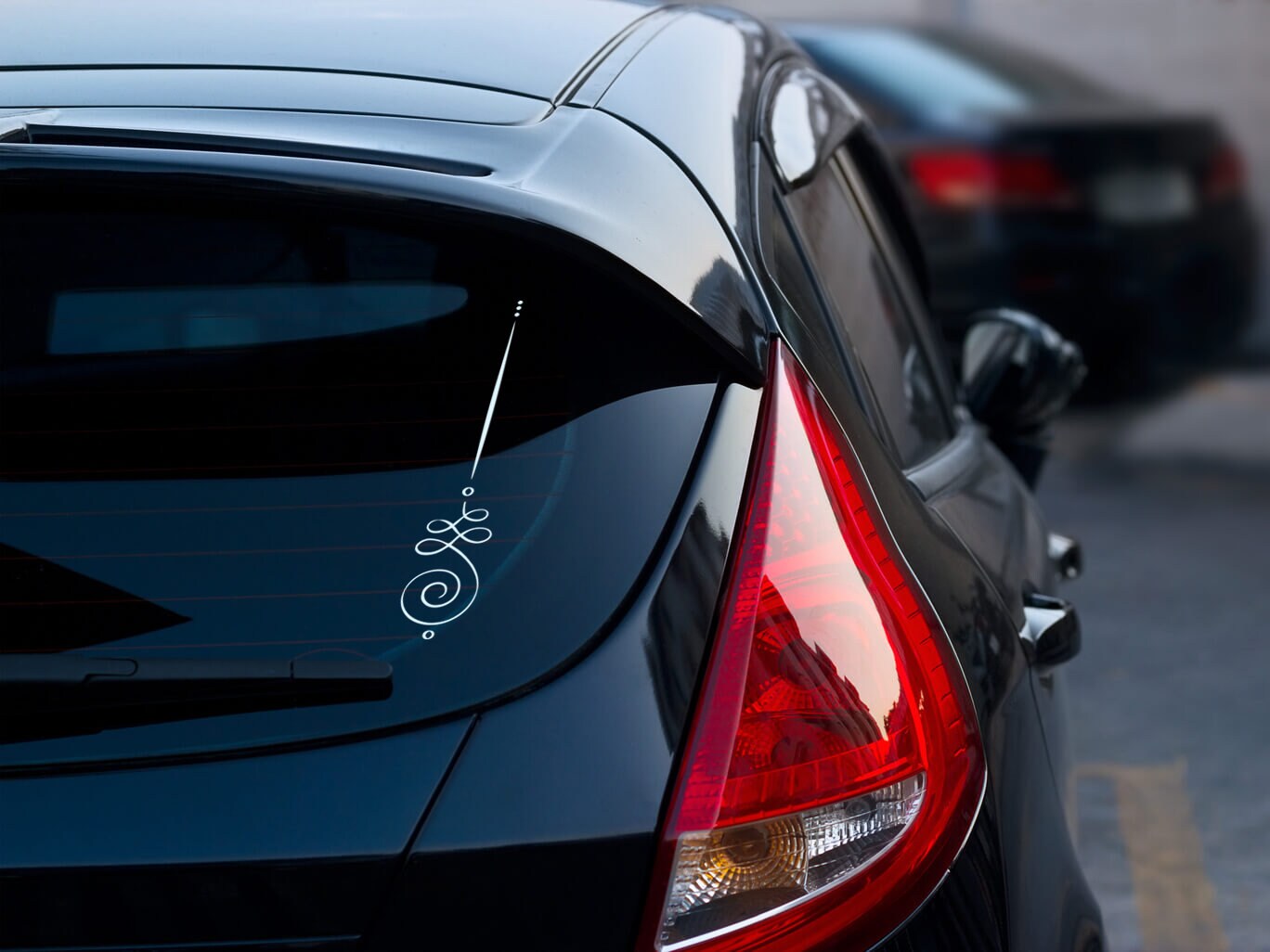 Simple Minimal Unalome Boho Car Decal Laptop Vinyl Yoga - Etsy