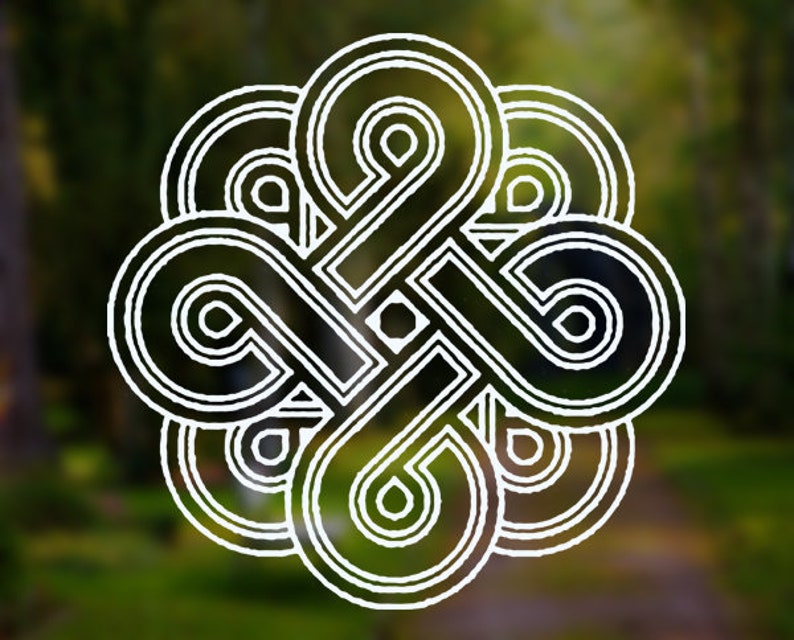 Celtic Knot Mandala Viking Norse Pagan Wiccan Vinyl Decal Yoga - Etsy