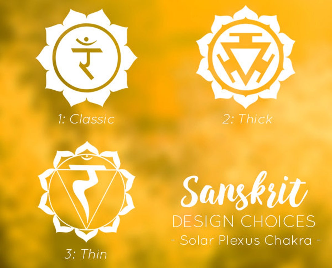 Solar Plexus Chakra Manipura Boho Car Decal Laptop Vinyl Yoga Sticker ...