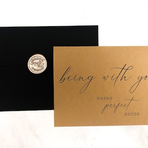 5 Senses Card Set Being With You Makes Perfect Sense Gift - Etsy