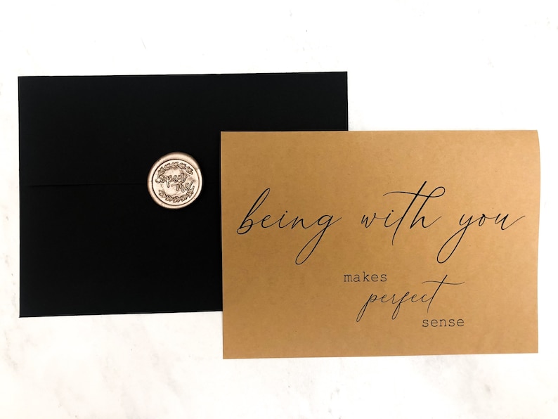 5 Senses Card Set Being With You Makes Perfect Sense Gift - Etsy