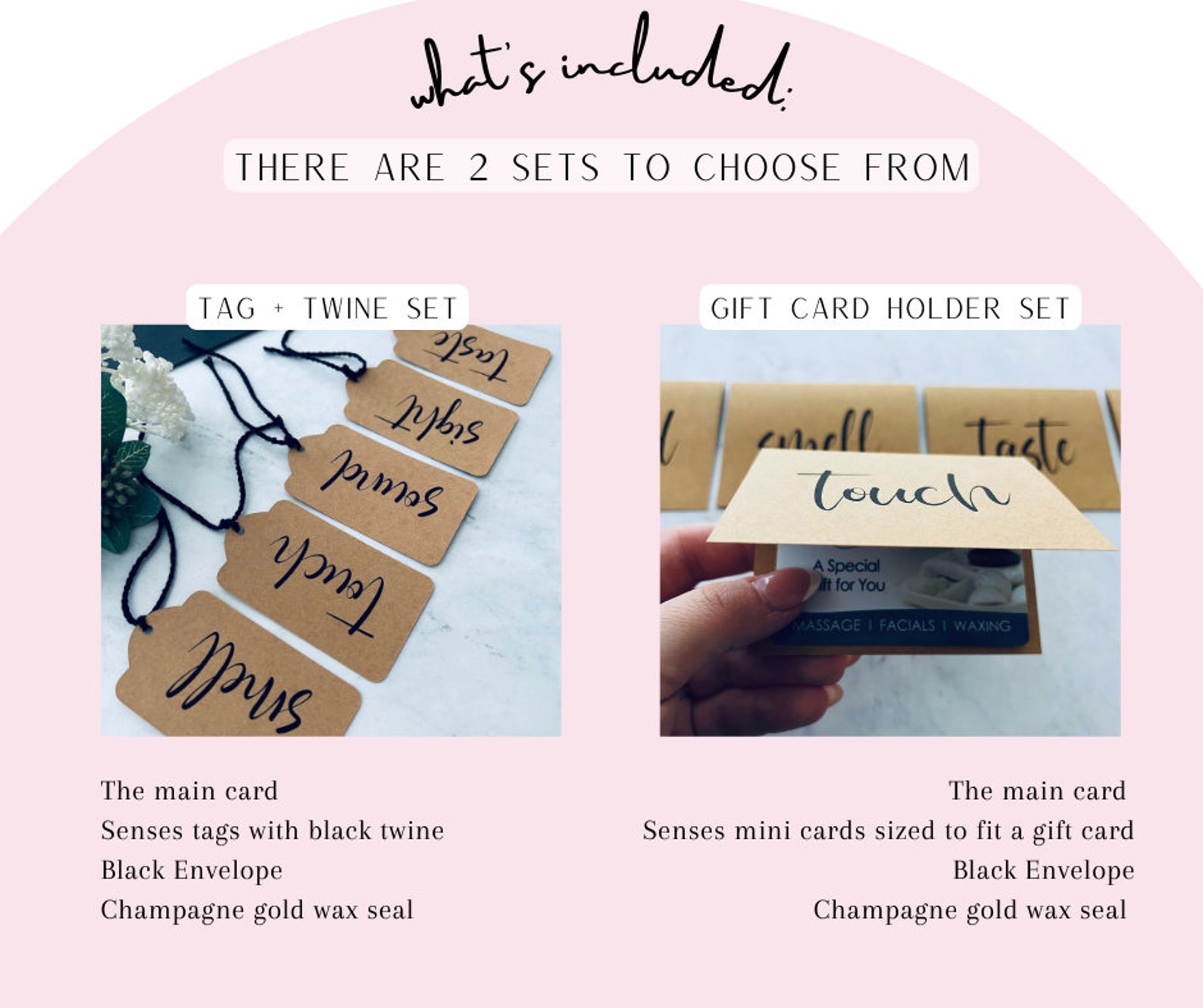 5 Senses Card Set Being With You Makes Perfect Sense I Love You With ...