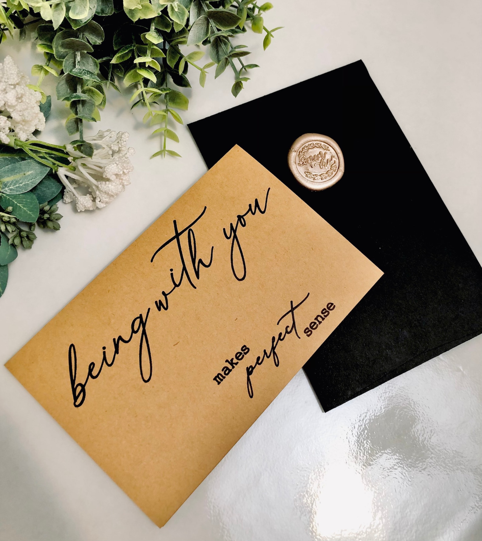 5 Senses Card Set Being with you makes perfect sense Gift | Etsy