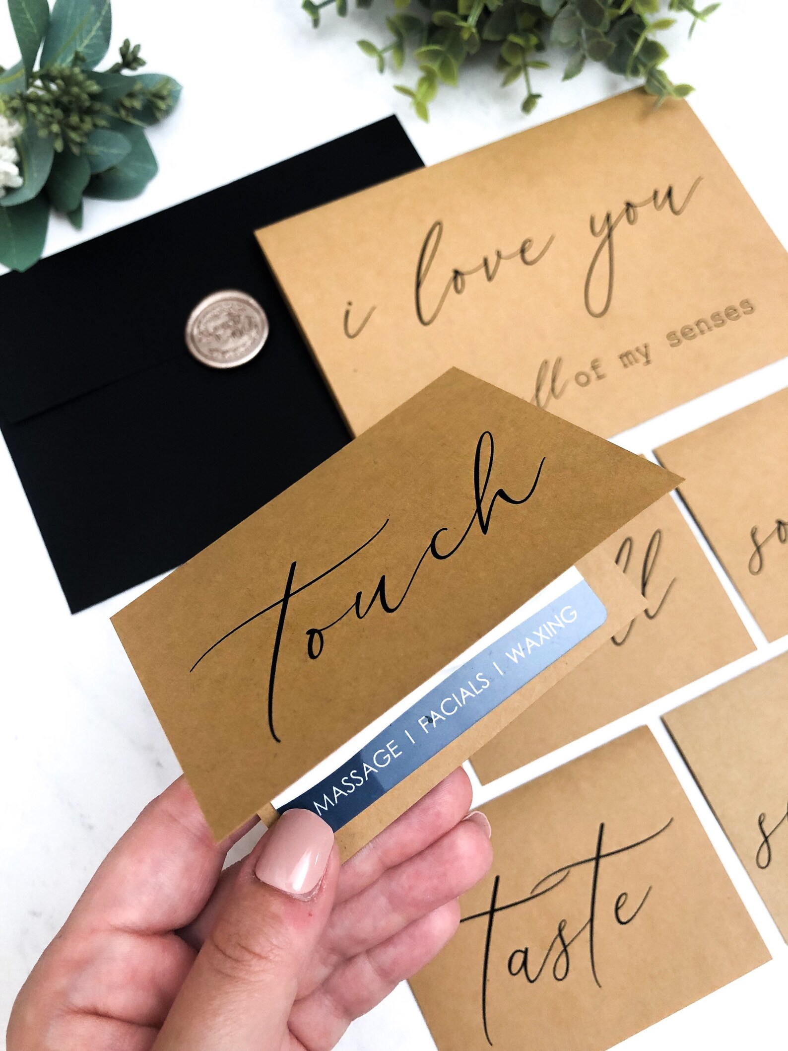 5 Senses Card Set Being With You Makes Perfect Sense I - Etsy