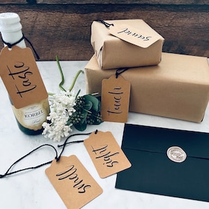 5 Senses Card Set - Being With You Makes Perfect Sense - Gift for Him ...