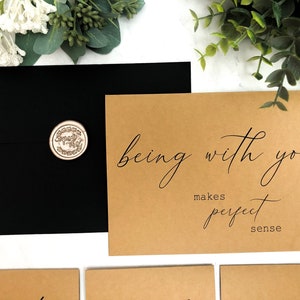 5 Senses Card Set Being With You Makes Perfect Sense Gift - Etsy