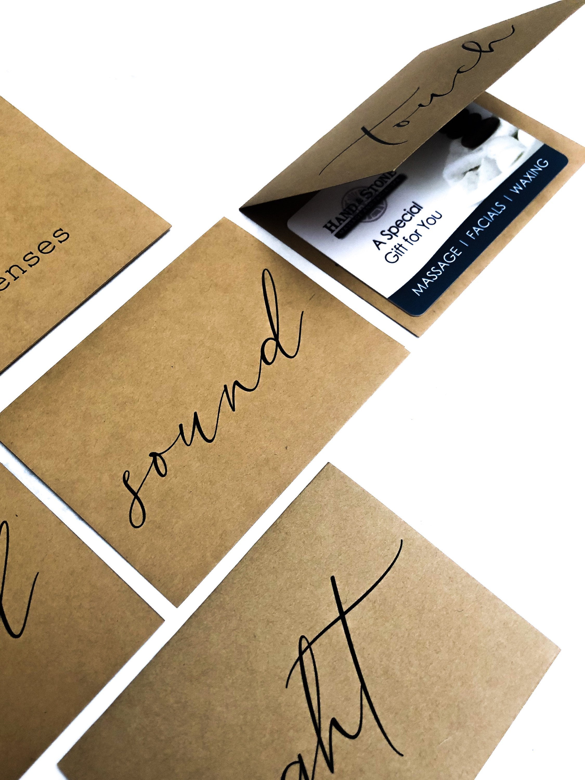 5 Senses Card Set Being with you makes perfect sense Gift | Etsy