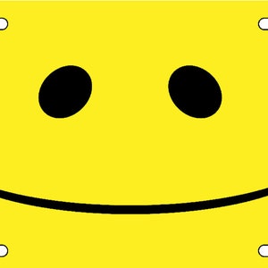 Personalized Smiley Face Emoji License Plate, Emoji License Plate, 4 ...