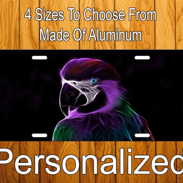Parrot License Plate Frame - Etsy