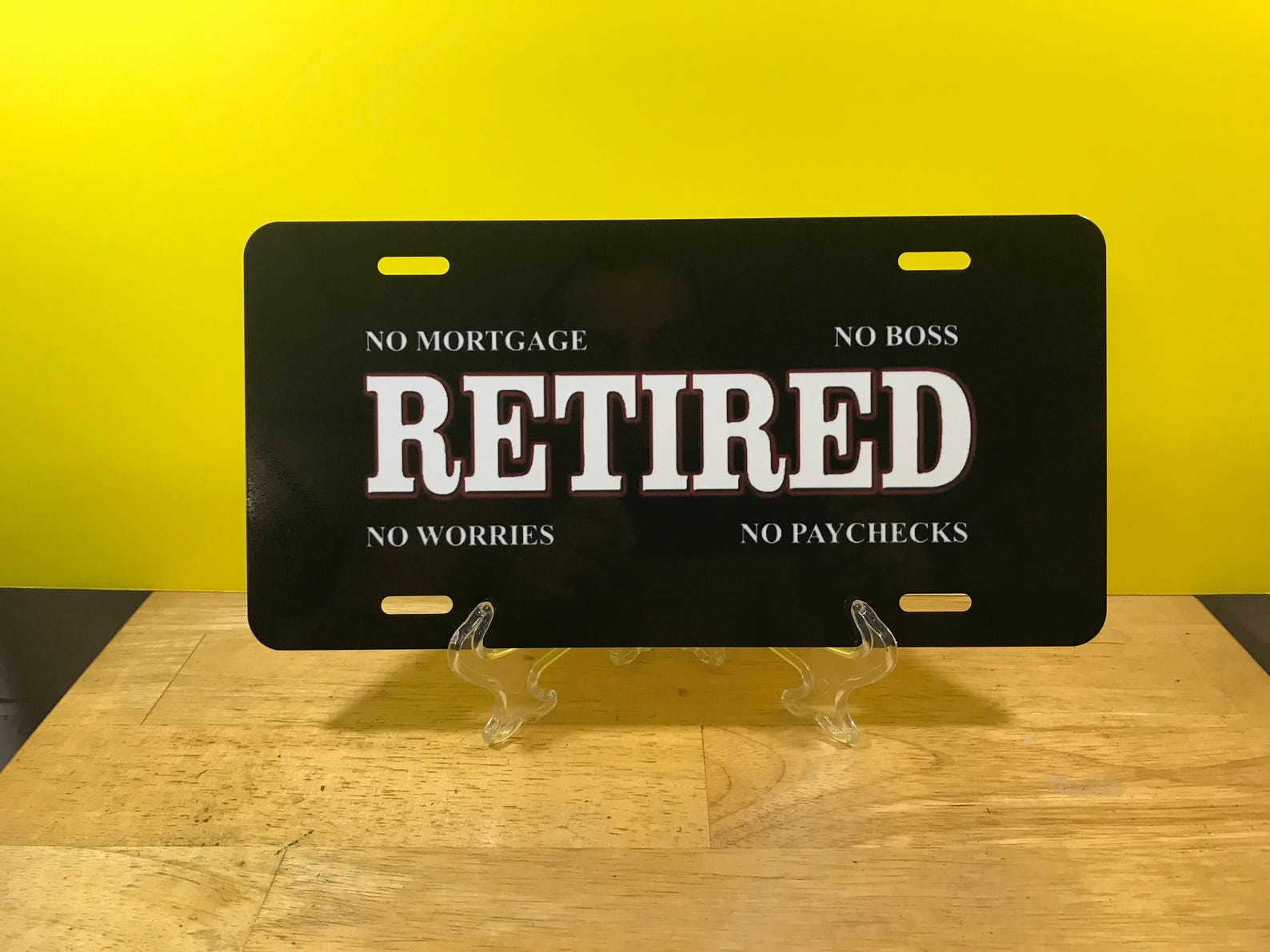 Retired License Plate Vanity License Plate Golf Cart - Etsy