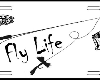 Fly Fishing License Plate | Etsy