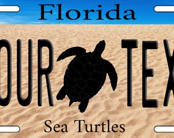 Florida License Plate Star | Etsy