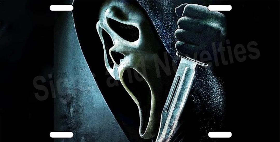 Halloween Horror Scream | Bicycle License Plate | Golf Cart ...