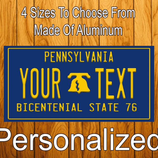 Philadelphia License Plate - Etsy