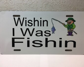 Personalized Bass Fishing License Plate Fishing License - Etsy