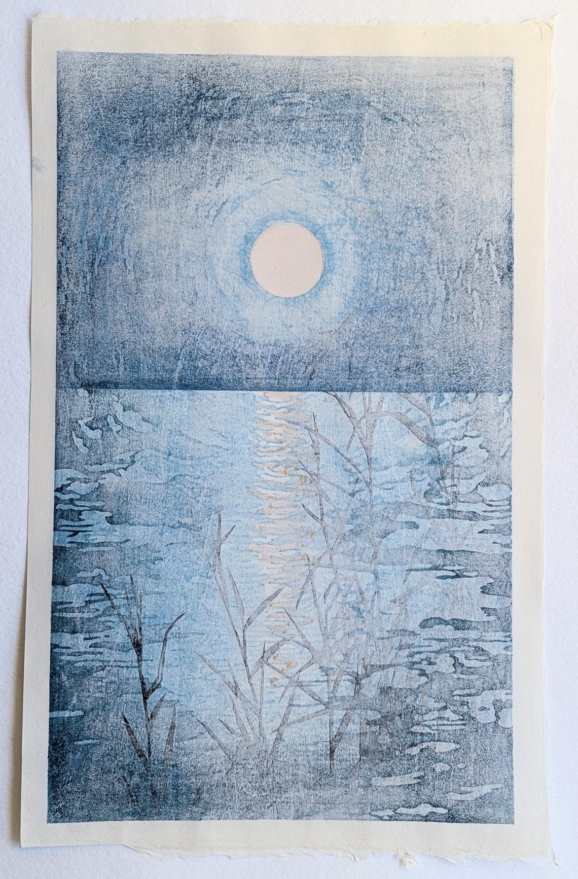 Woodblock Print- "apparition", Original Moku Hanga Limited Edition ...