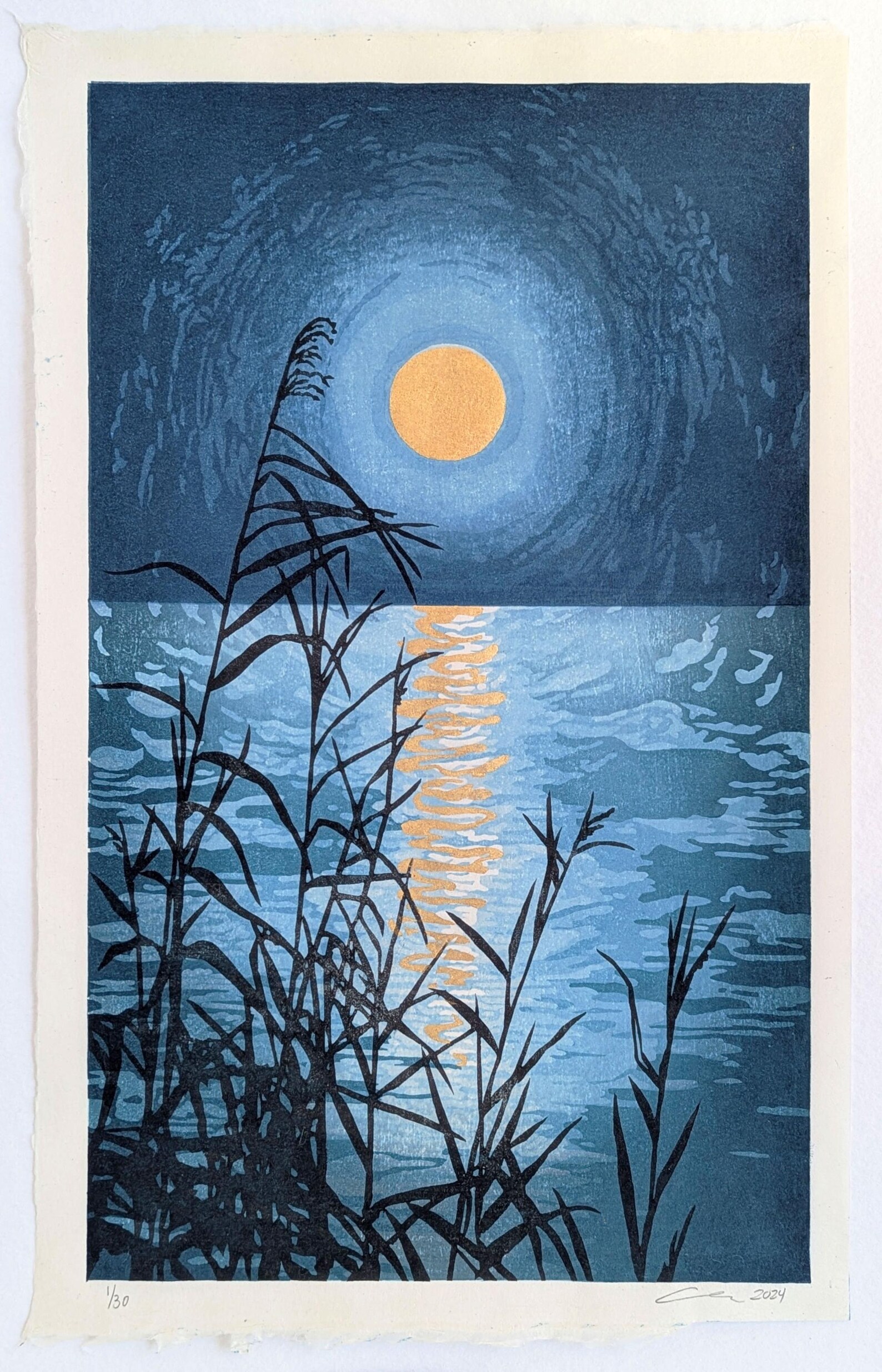 Woodblock Print- "apparition", Original Moku Hanga Limited Edition ...