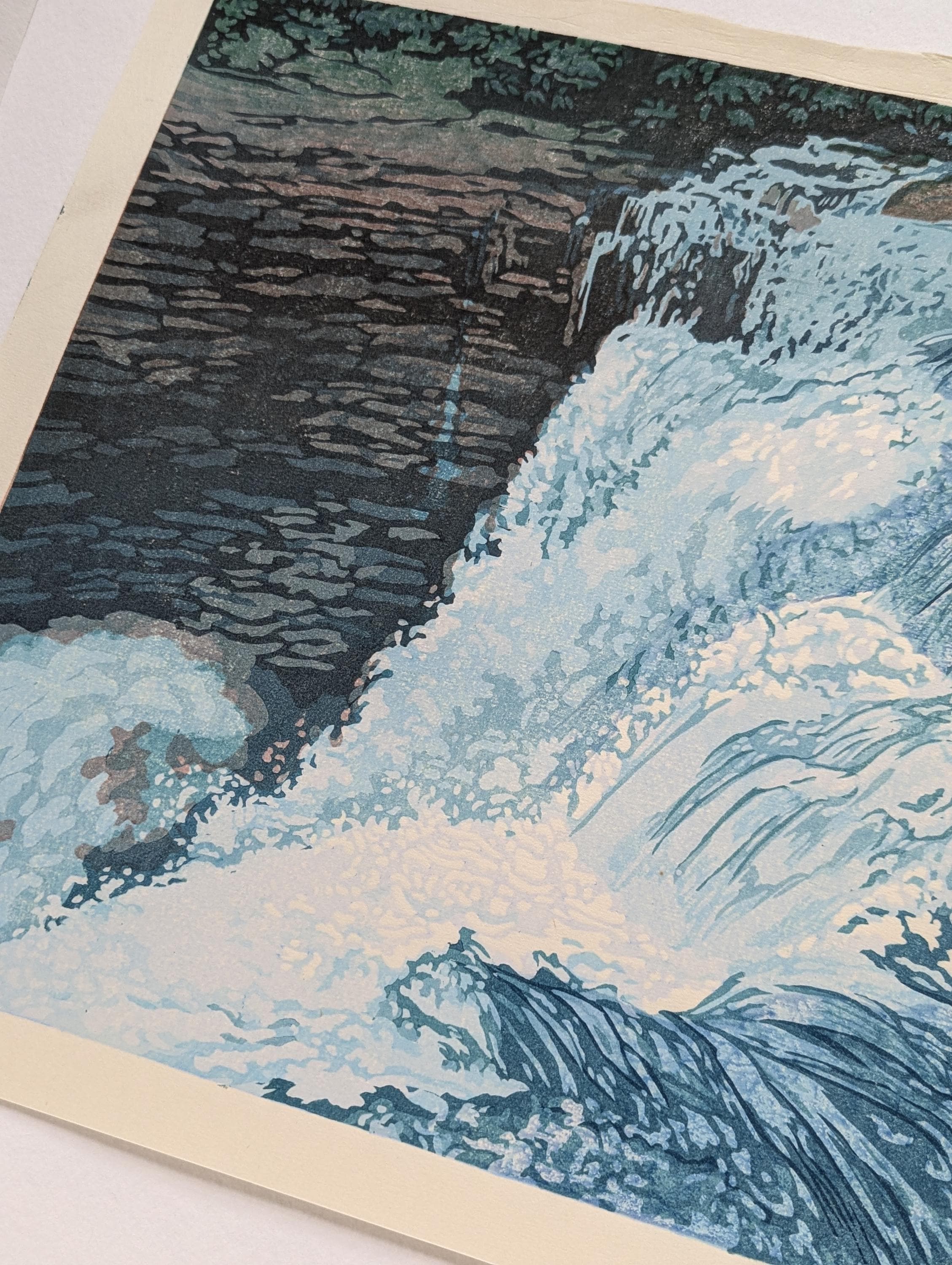 Woodblock Print- "rapids", Original Moku Hanga Limited Edition Print - Etsy