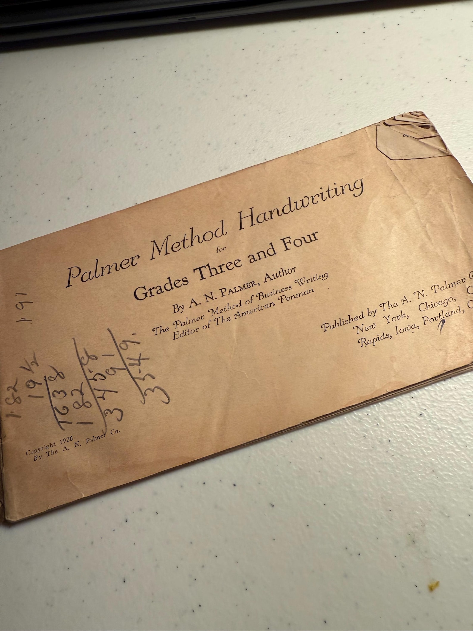 1926 Palmer Method Teachers Handwriting Instruction Booklet - Etsy