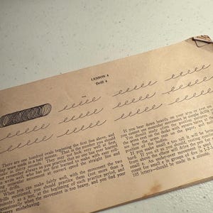 1926 Palmer Method Teachers Handwriting Instruction Booklet - Etsy