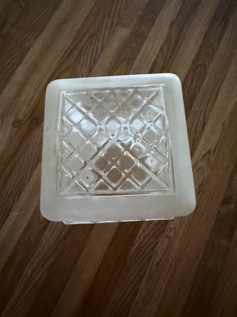 Vintage Glass Porch Light Cover - Etsy