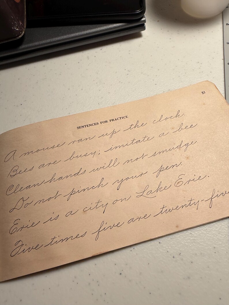 1926 Palmer Method Teachers Handwriting Instruction Booklet - Etsy