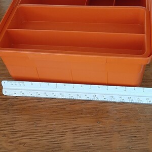 Tuppercraft Box by Tupperware in Orange - Etsy