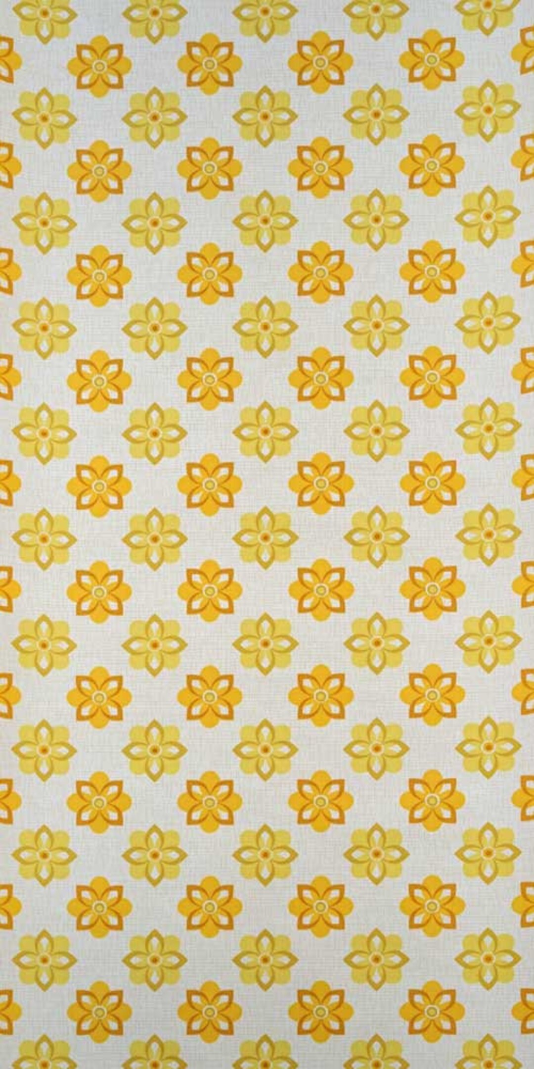 70s Wallpaper #1622 Spring Flowers - Running Meter or Roll / Vintage ...