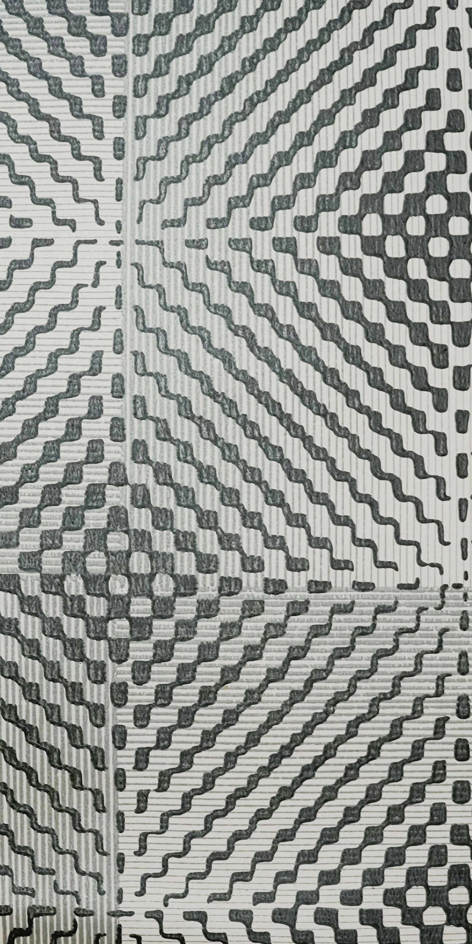70s Wallpaper #1119A - Meter or Roll / Vintage Geometric Wallpaper ...