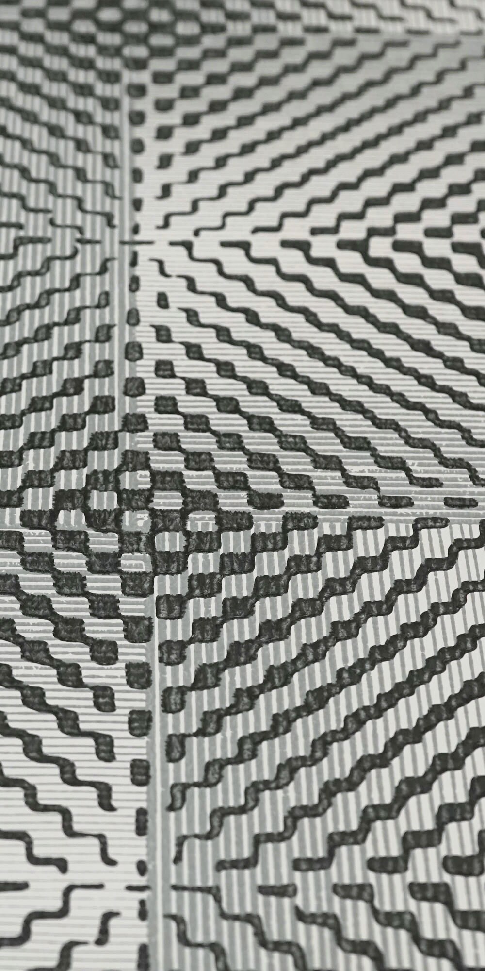 70s Wallpaper #1119A - Meter or Roll / Vintage Geometric Wallpaper ...