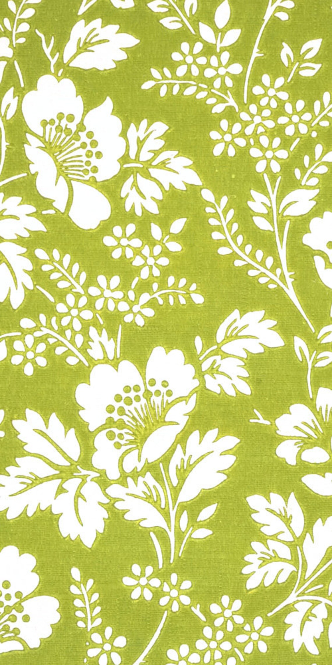 80s Floral Wallpaper #1414B - Roll / Roll / Running Meter, Vintage ...