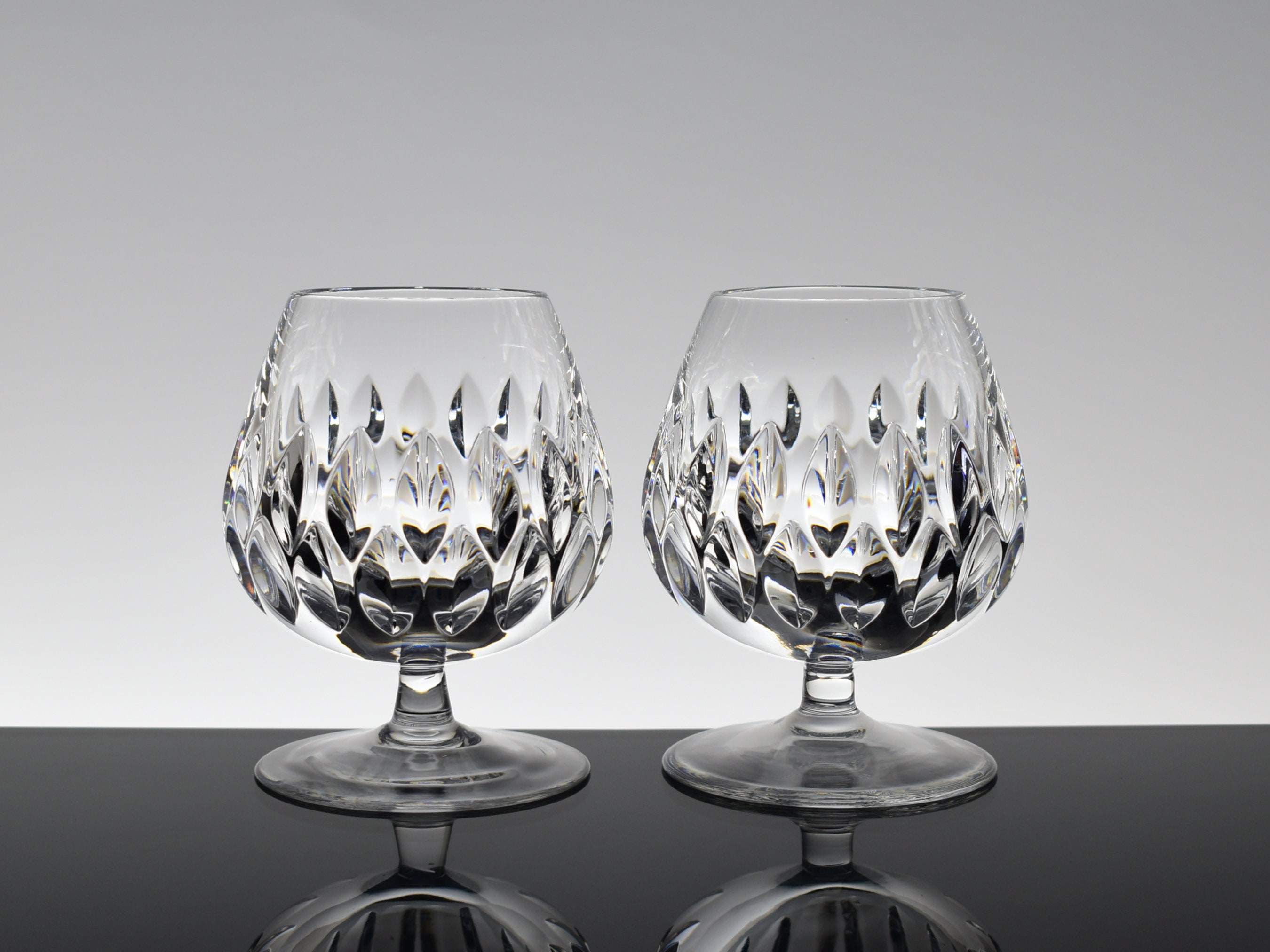 Vintage Gorham Crystal Althea Brandy Snifters Crystal Cognac Glasses ...