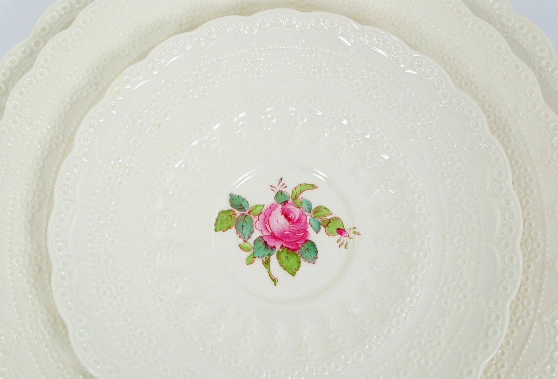 Vintage Spode Billingsley Rose Pink China Place Setting Floral China ...