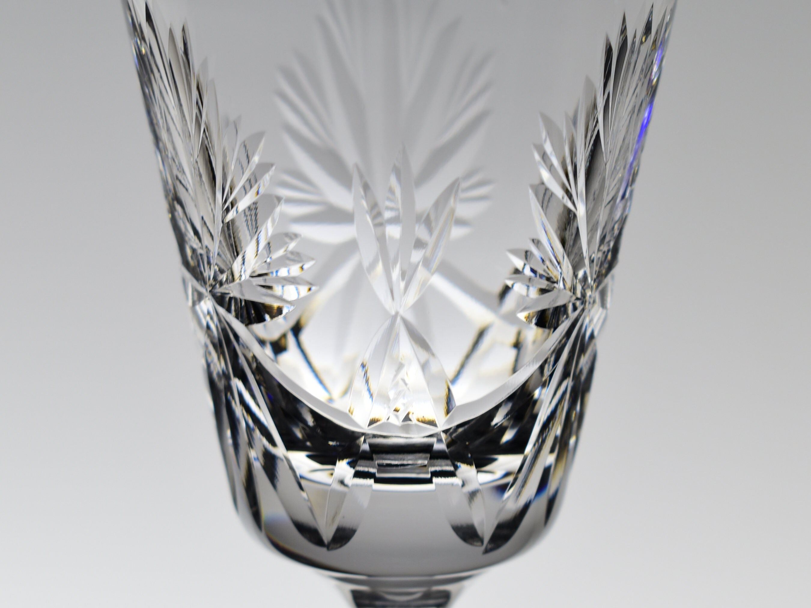 Vintage Edinburgh Crystal Sherry Glasses, Star of Edinburgh Pattern ...