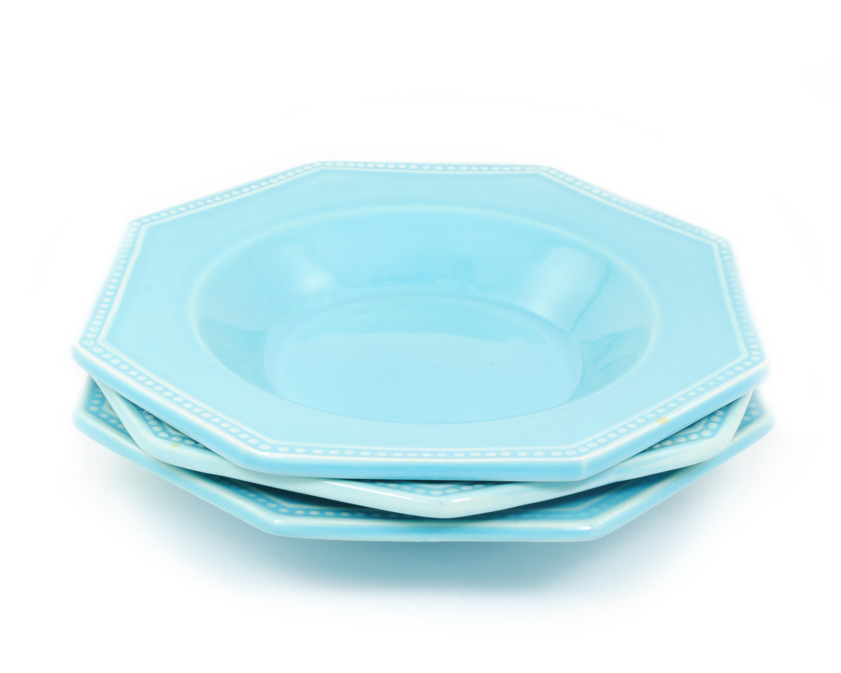 Vintage Hartstone USA Turquoise Bowls Turquoise Dinnerware Retro Bowls ...