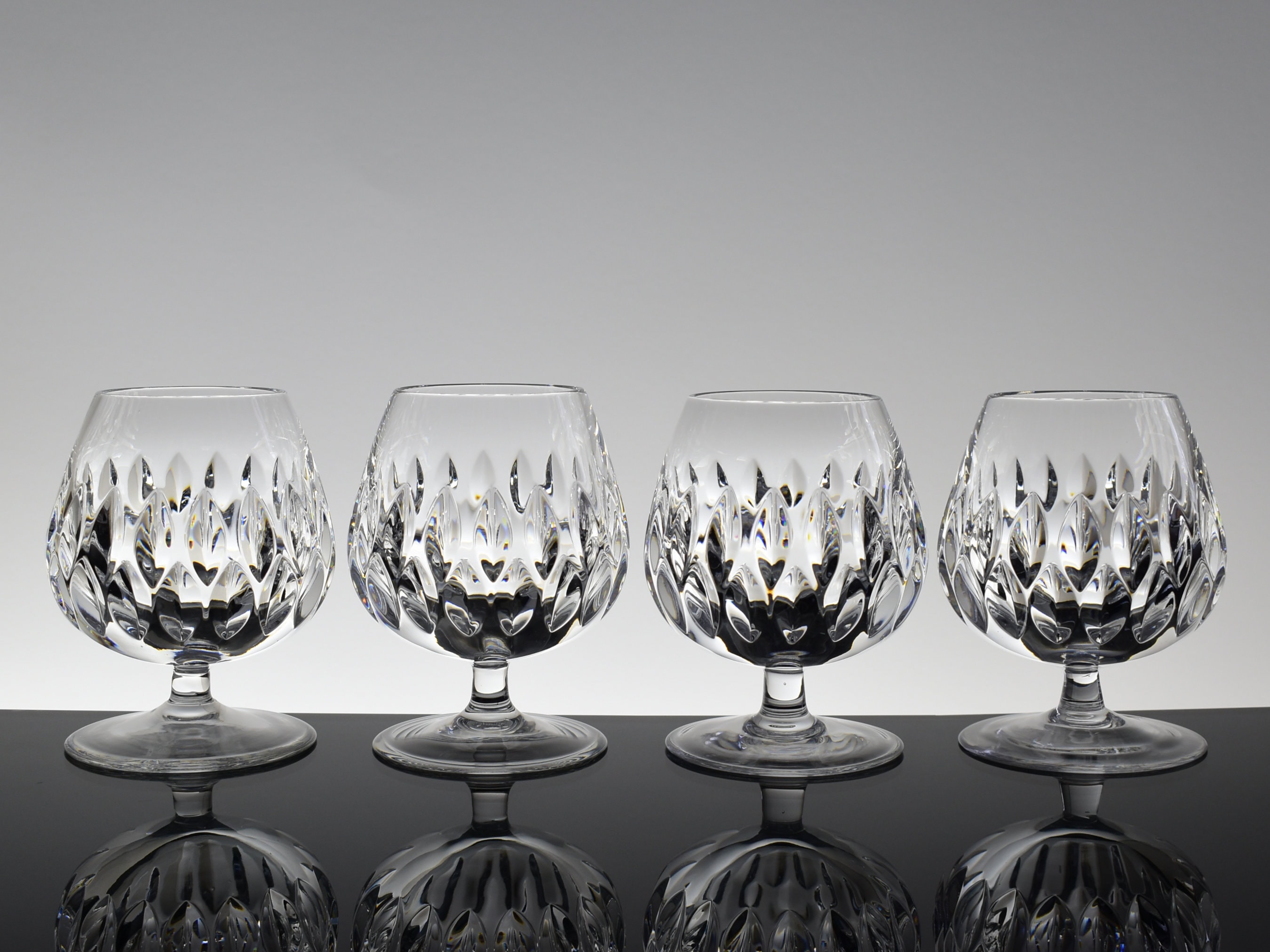 Vintage Gorham Crystal Althea Brandy Snifters Crystal Cognac Glasses ...