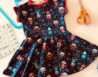 Robot dress | Etsy