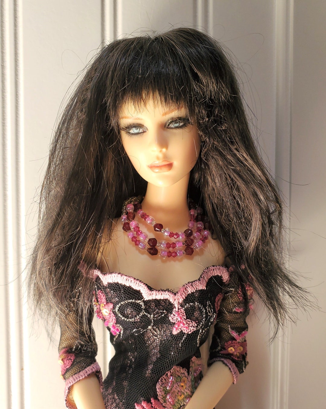 Monique Doll Wig Size 5-6 J-ROCK in Nearly Black - Etsy