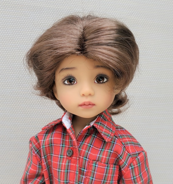 Monique Doll Wig Size 7-8 BOB UNISEX WIG in Chestnut Brown - Etsy
