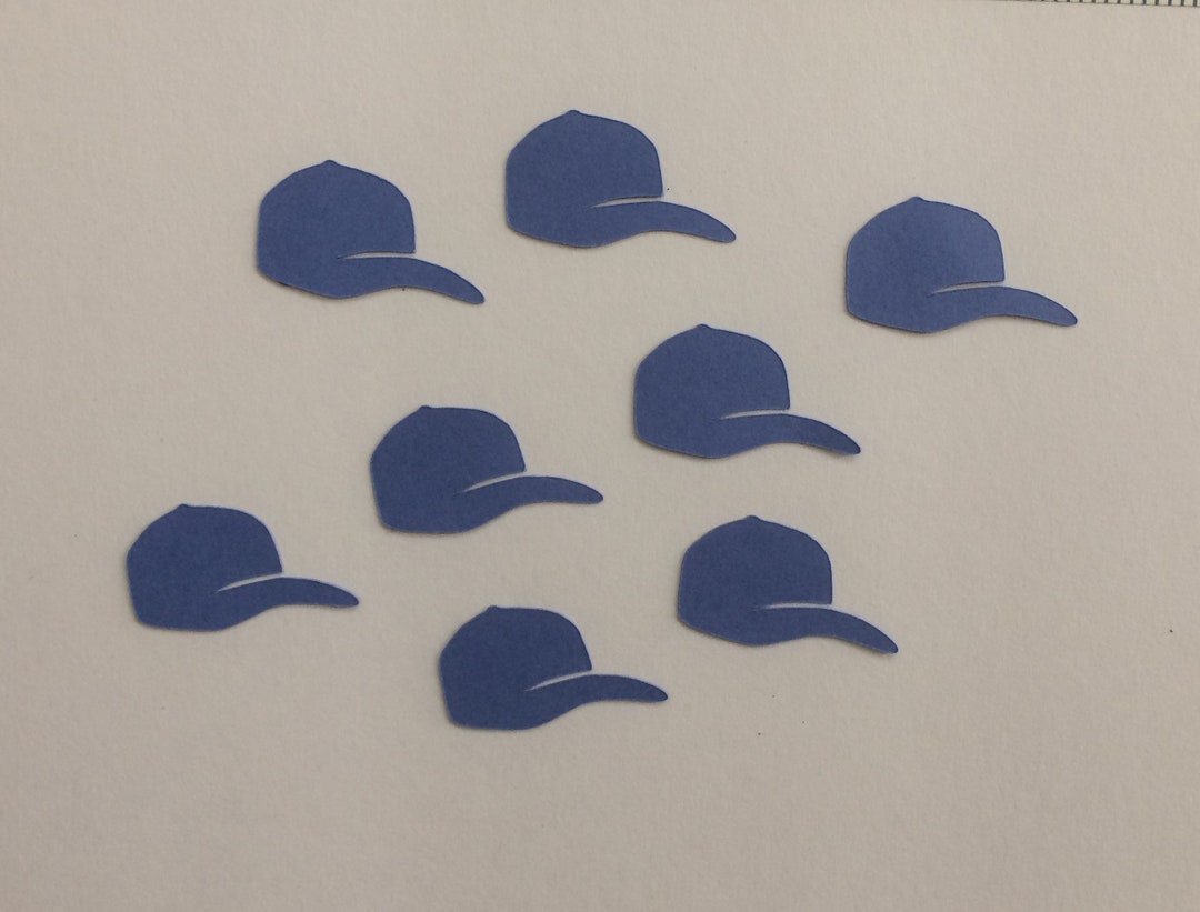 Baseball Cap Card Stock Confetti, Table Scatter, Scrapbooking, Tags ...