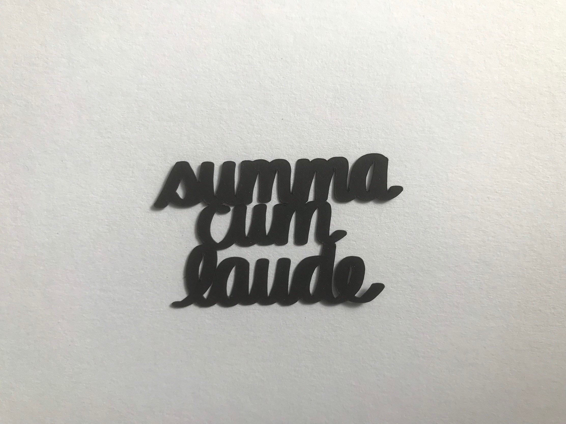 Graduation Confetti: Cum Laude Magna Cum Laude or Summa Cum - Etsy