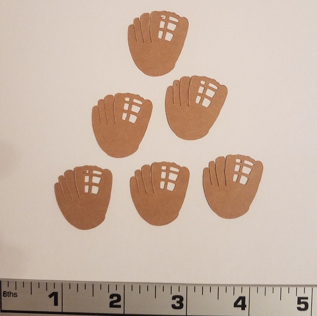 Baseball Glove 50 Piece Card Stock Confetti, Table Scatter ...