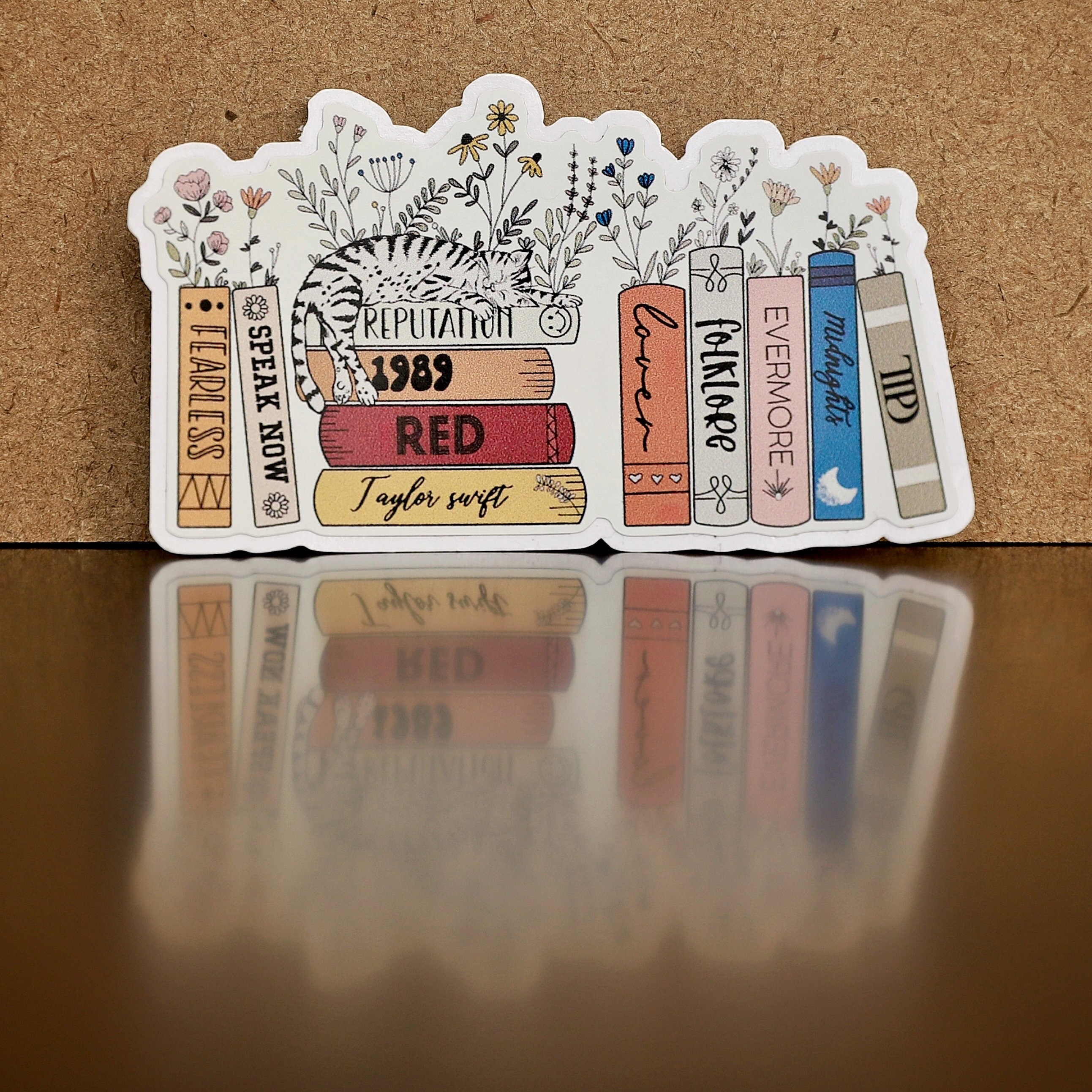 Taylor Swift Sticker Eras Tour Sticker Taylor Swift Albums as Books ...