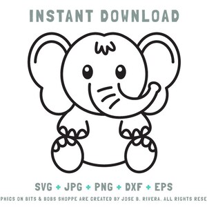 Elephant Svg Baby, Elephant Svg Cricut, Elephant Png, Elephant Svg Baby ...