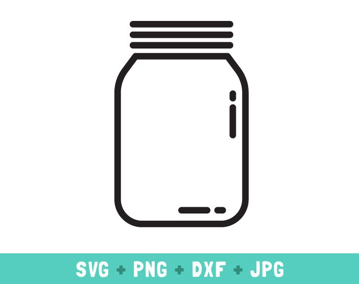 Jar Svg / Mason Jar Svg / Mason Jar Png / Jar Cut File / Jar - Etsy Canada
