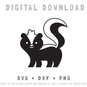 Skunk Svg, Skunk Png, Skunk Clipart, Skunk Mascot, Skunk Dxf, Striped ...